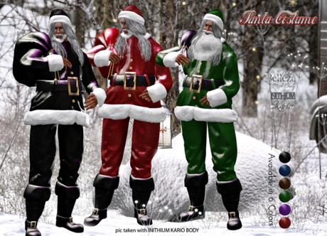 Second Life Marketplace - [NTC] Santa Costume Blue